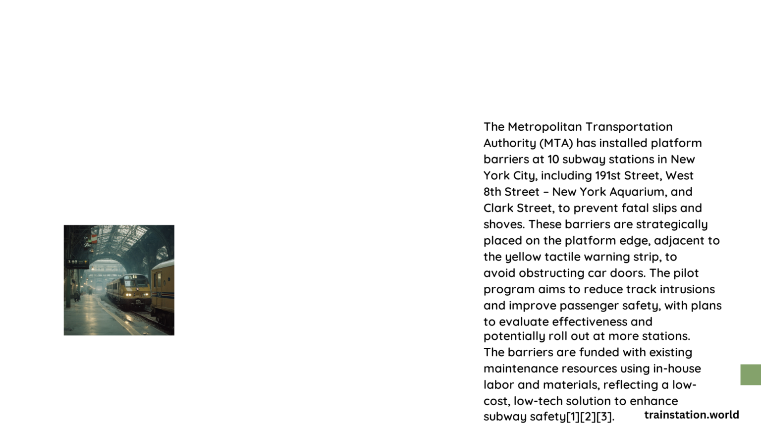 Train Station Platform Barriers: Essential Safety Measures